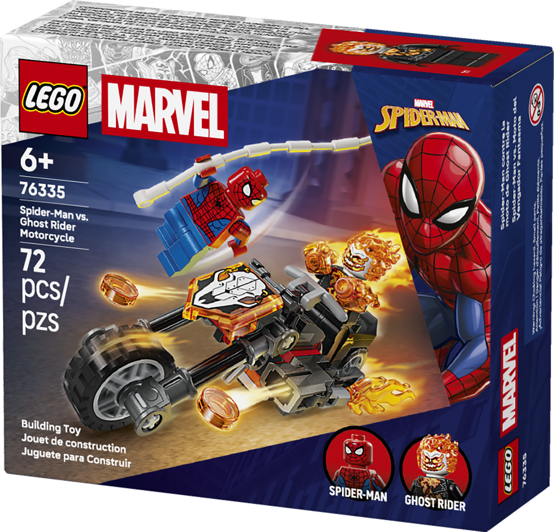 Lego Marvel 76335 Spider-Man contre la moto de Ghost Rider – La Griffunrie
