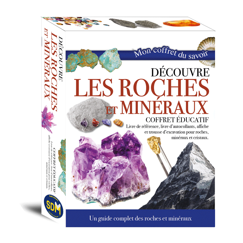 Mon coffret du savoir – Découvre les roches et minéraux – La Griffunrie